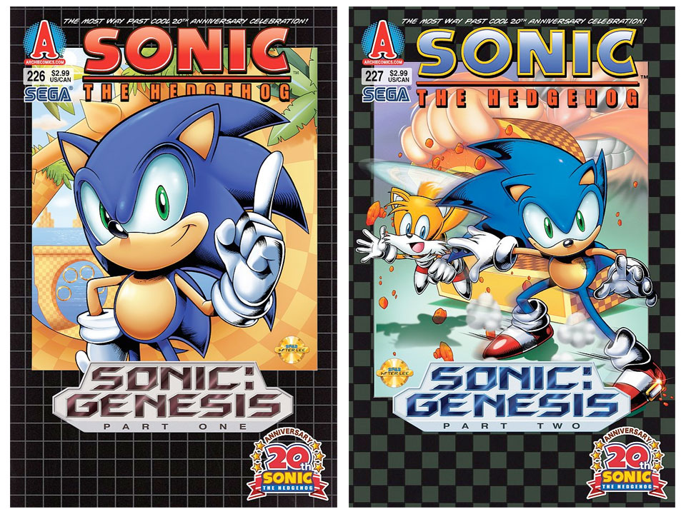 Sega Memories: Archie's Sonic #227 Cover Revealed