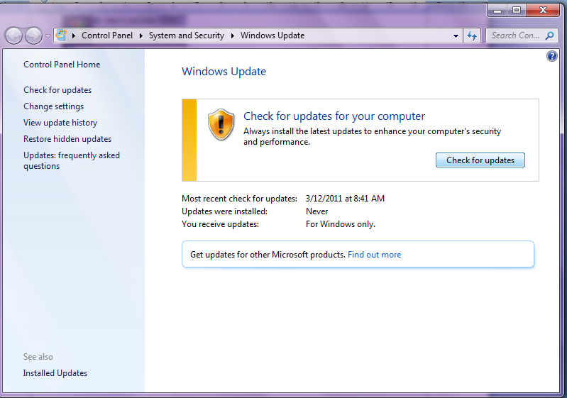 Cara Meng-Update Windows 7 Ultimate