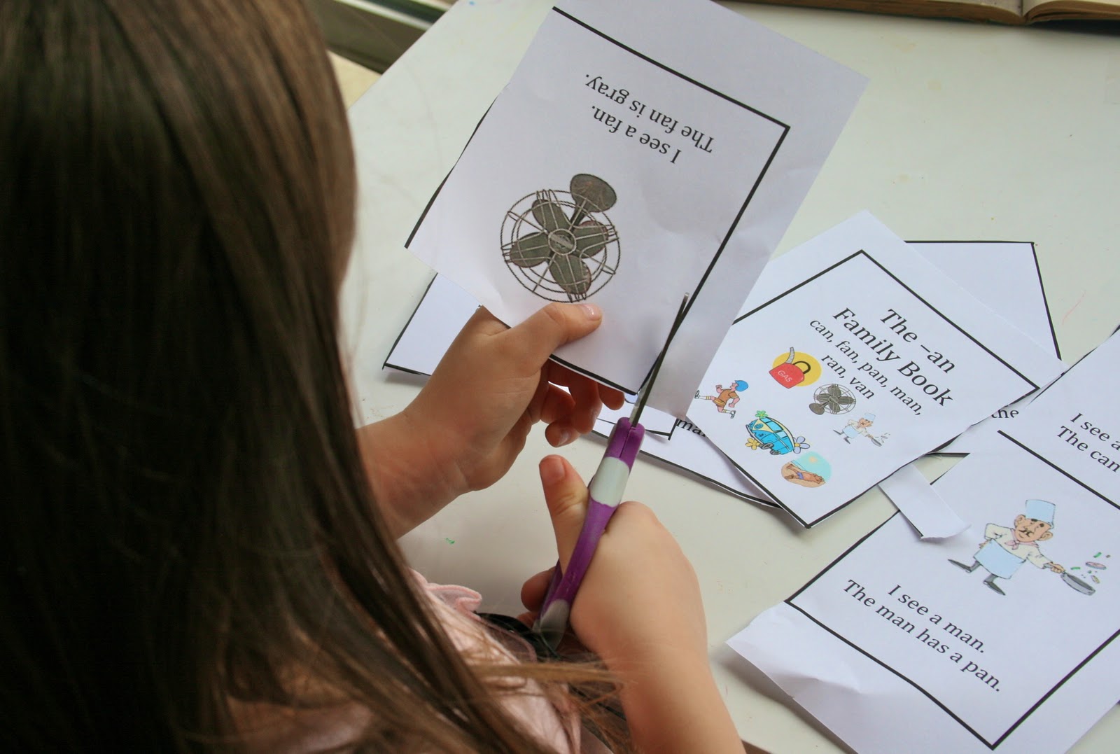 Printable Minibooks (-an family)