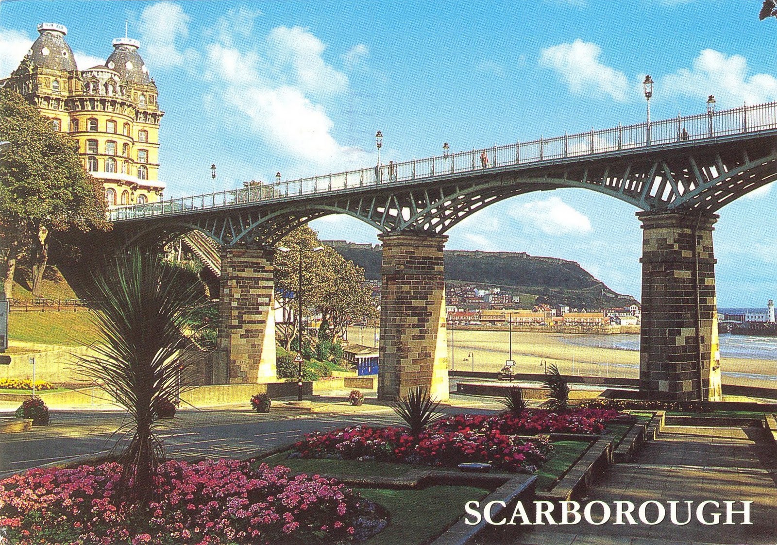 England Scarborough North Sea Map