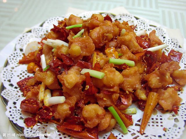 eating shanghai: 辣子鸡 làzǐjī spicy chicken