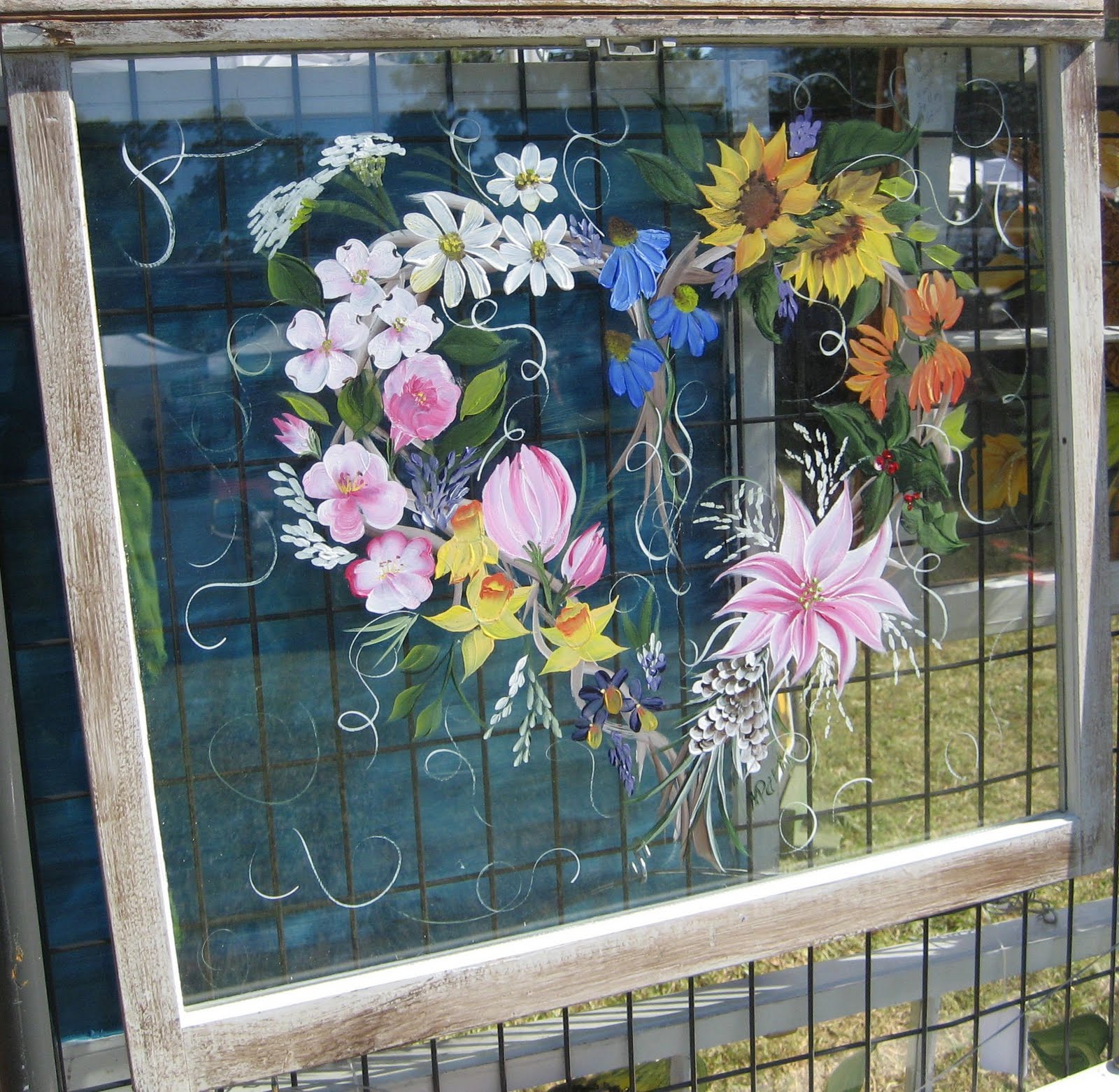 Art From the Heart by Mary: Old Window Art