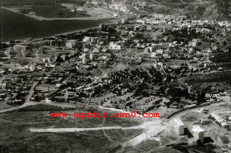 وسط المدينة قبل الزلزال 1960 باكادير