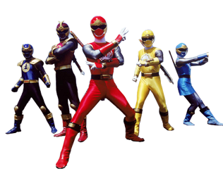 Power Rangers!: NINJA STROM RANGERS