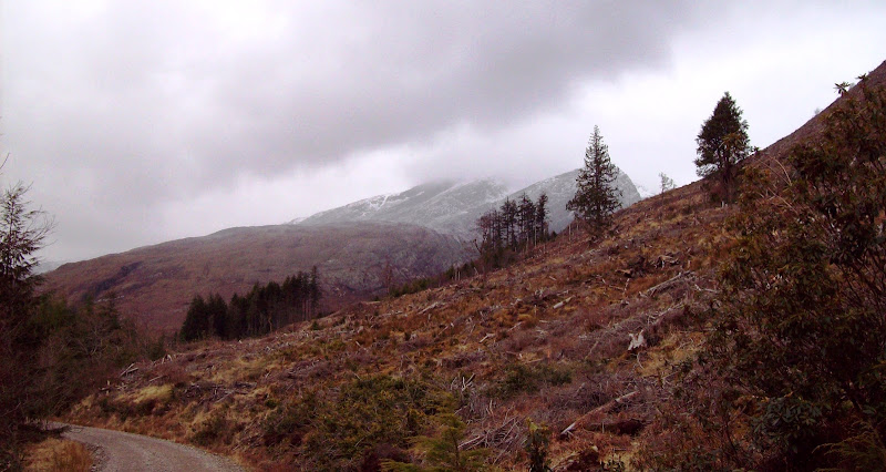 Walk Report - Heading home from Kinlochewe - a walk to Achnashellach ...