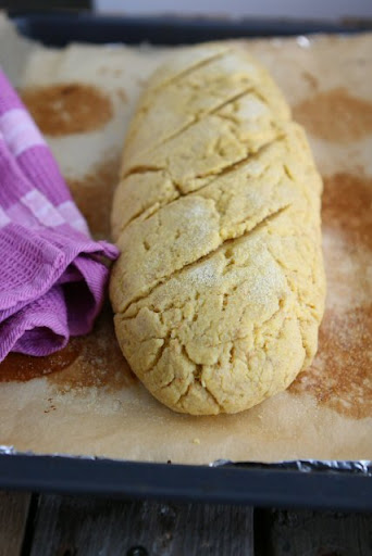 Gluten Free Polenta Bread with Psyllium Husks and Yoghurt