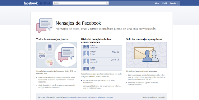 Facebook mail… está llegando | El blog del Marketing
