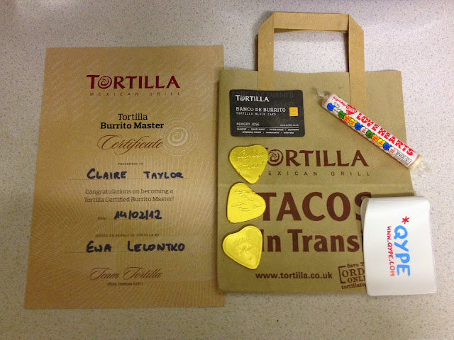 Qype Valentine’s Event | Burrito Masterclass | Tortilla Mexican Grill ...