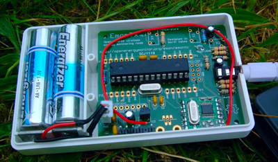 Energy Monitoring Transmitter - Microcontroller Project Circuit