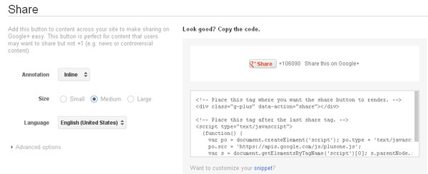 [教學]如何加入 Google 分享按鈕 - BLOG :: CODWEB.NET
