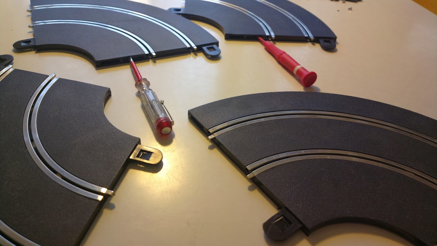 Scalextric track pieces modification | SlotForum