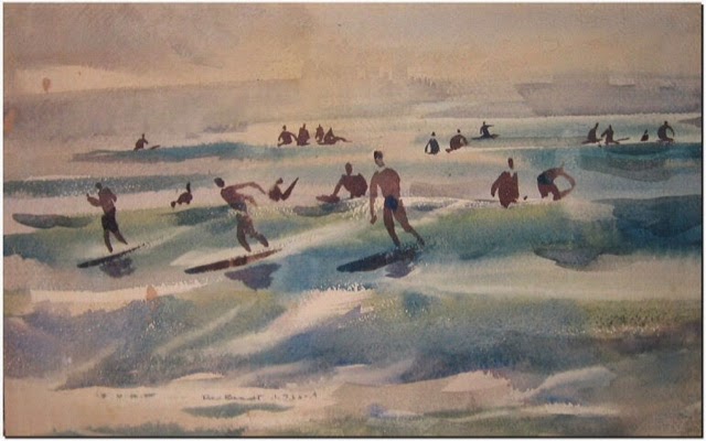 Don Mangus' "It Only Hurts When I Smirk.": Rex Brandt Watercolor ...