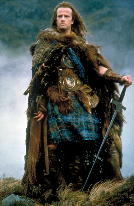 Movie Star: Christopher Lambert as Connor MacLeod - Highlander