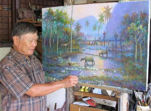 ArtMalaysia: Kian's ArtQuest..visited artist Tan Peng Hooi