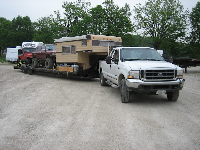 38ft 5th wheel Trailer Northern In goose neck gooseneck car hauler ...
