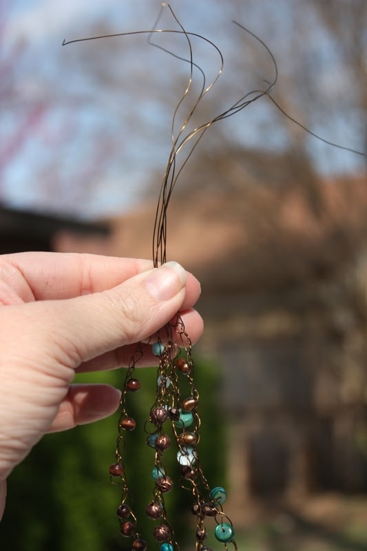 Christy Robbins: Crocheted Wire Bracelet