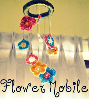 Craftiness Whatnot: Flower mobile - how to