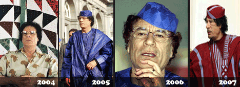 Foto: Wajah Muammar Al-Gaddafi dari dulu hingga sekarang - BLOG YANIEJ