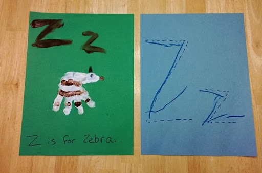 The cow jumping over the moon: Homemade Alphabet Book!