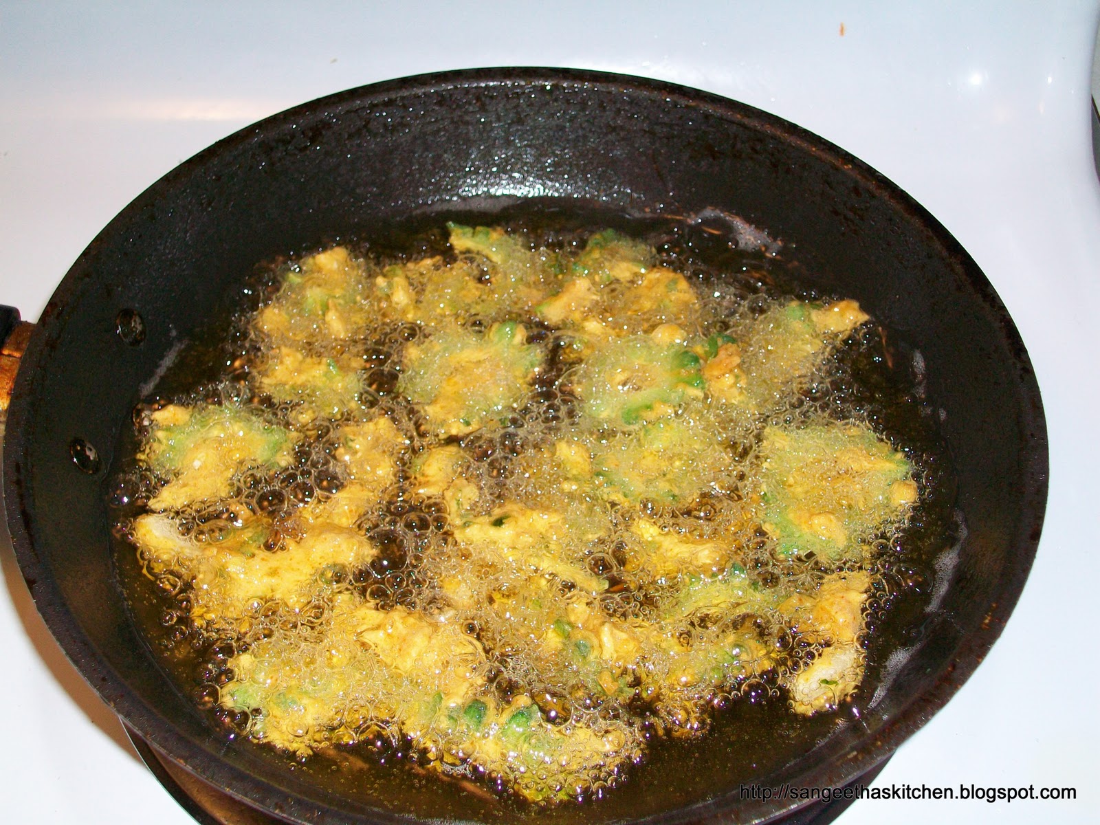 Spicy Treats: Bitter Gourd pakoda/Bitter Gourd Fritters/Karela Pakoda