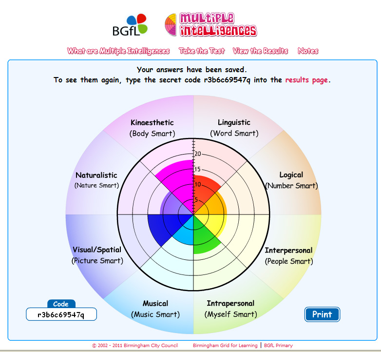 ICTs Assignment: Multiple Intelligences