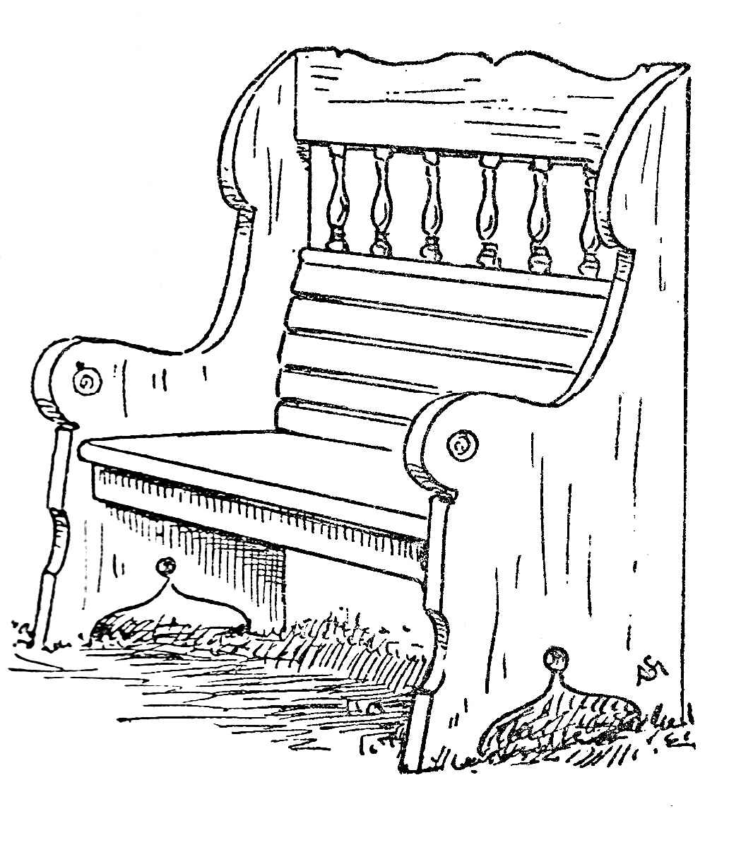 Bench Colouring Pages Sketch Coloring Page