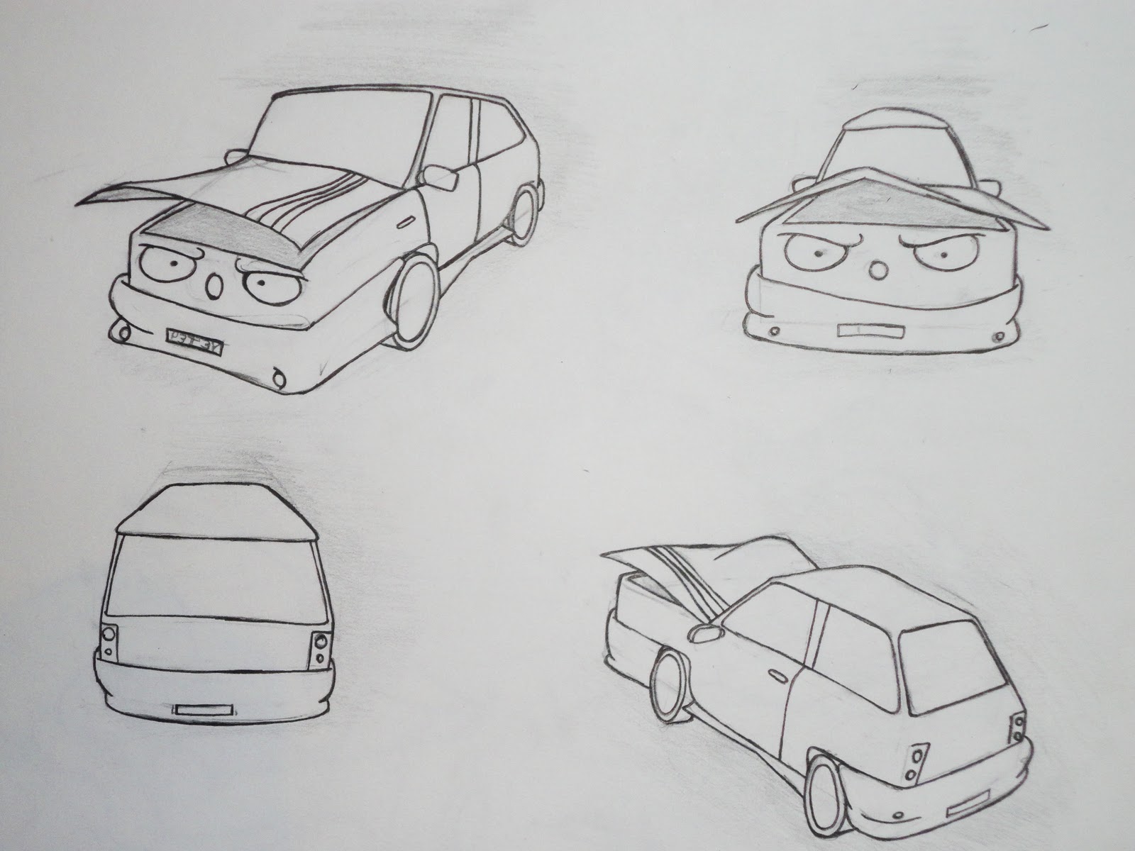 Sam's Blog: Character Design, Turnarounds & Expressions