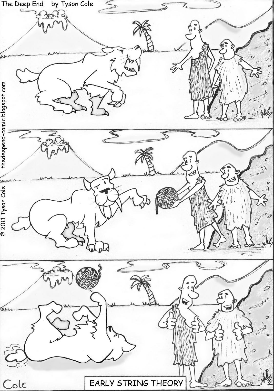 The Deep End: Caveman String Theory