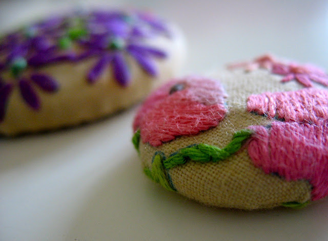 thimbles and crumbles: unfinished embroidery