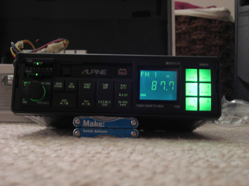 Serious old school Alpine 7390 - MINT | DIYMobileAudio.com Car Stereo Forum