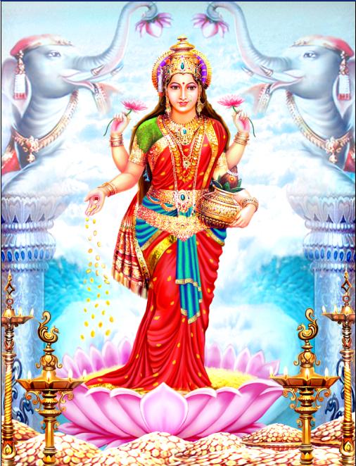 Goddess Lakshmi Paintings