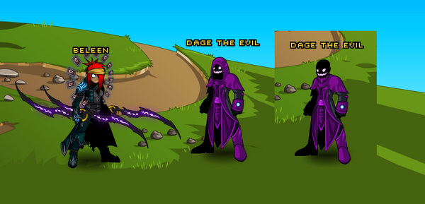 AQW Titans Of Chaos: casamento, dage e ''purple mage arcane''??