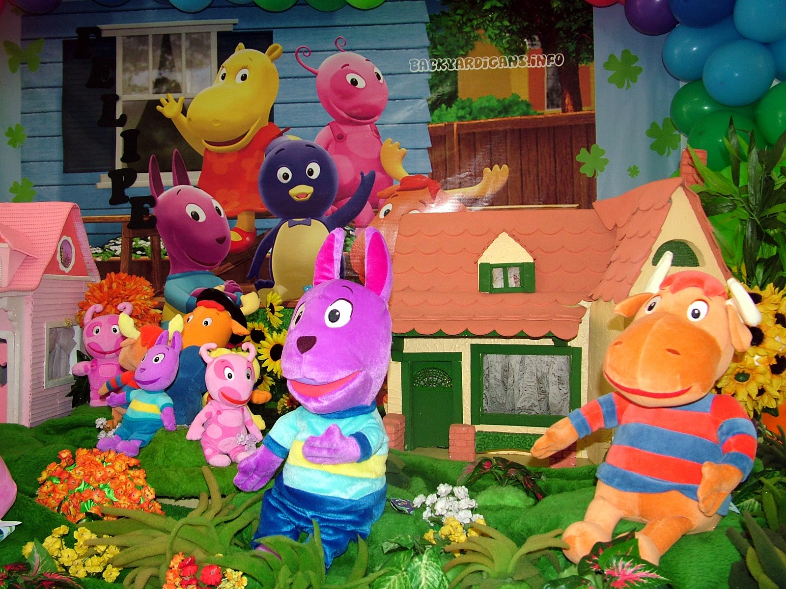 Atelier Regina Conte: Decoração dos Backyardigans