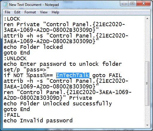 Create Password Protected Folder Without Using Software | TRIK INOVATIF ...