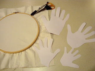 mousehouse: my creative space: handprint embroidery