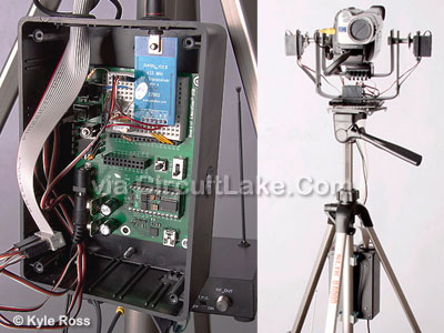Remote Video Control System - Microcontroller Project Circuit