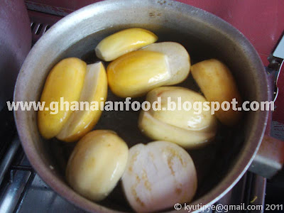 Ghanaian Food: Banku with Okro Soup