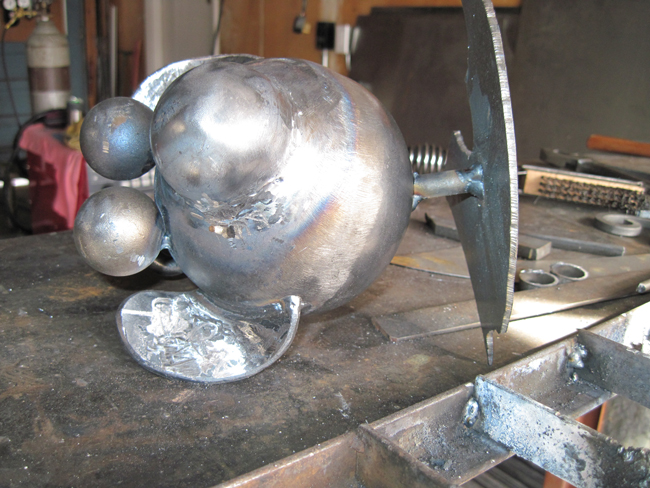 Zann Jones: Slumping Glass over Steel