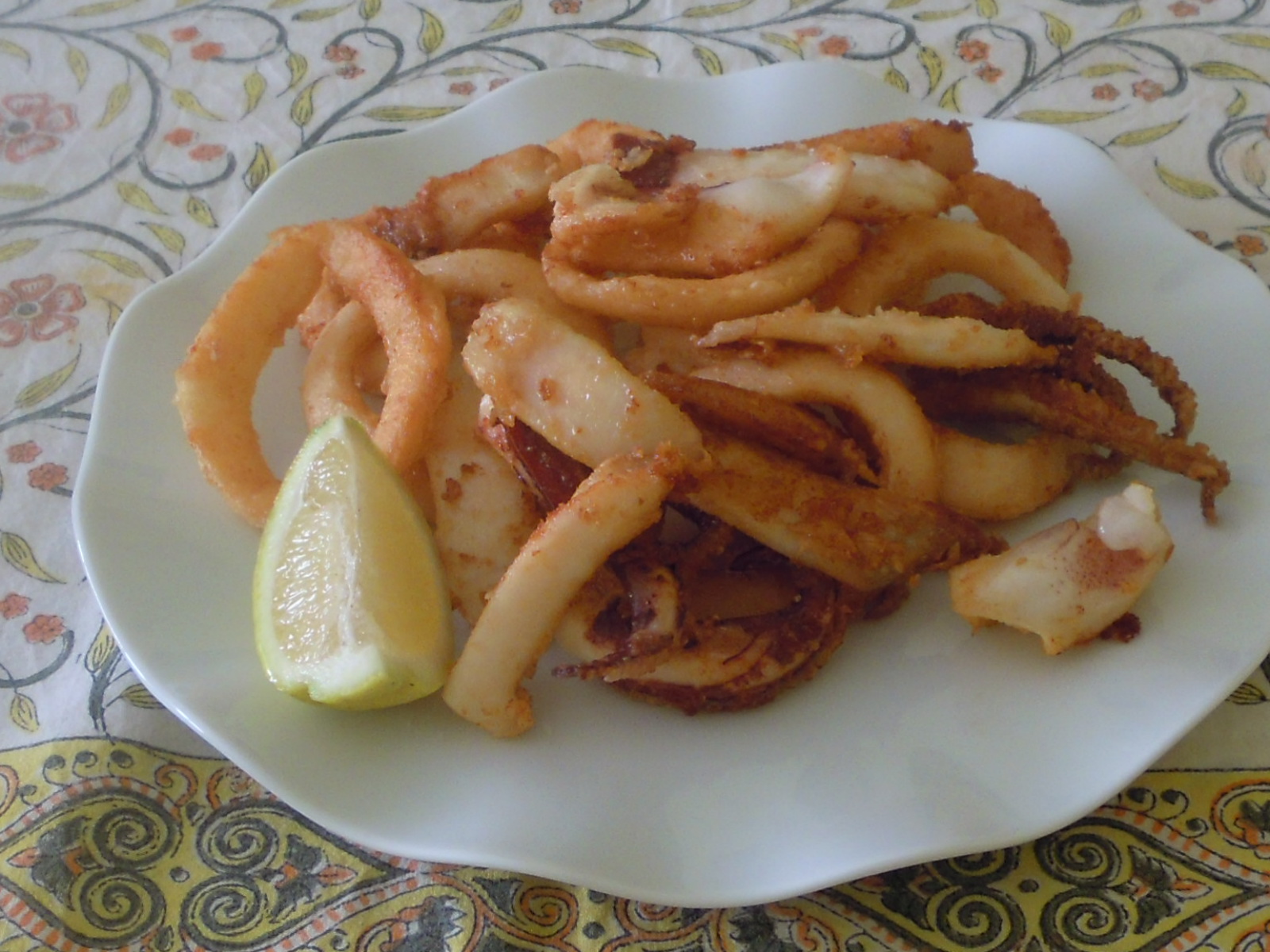 Recetas por la Face.: CALAMARES FRITOS.