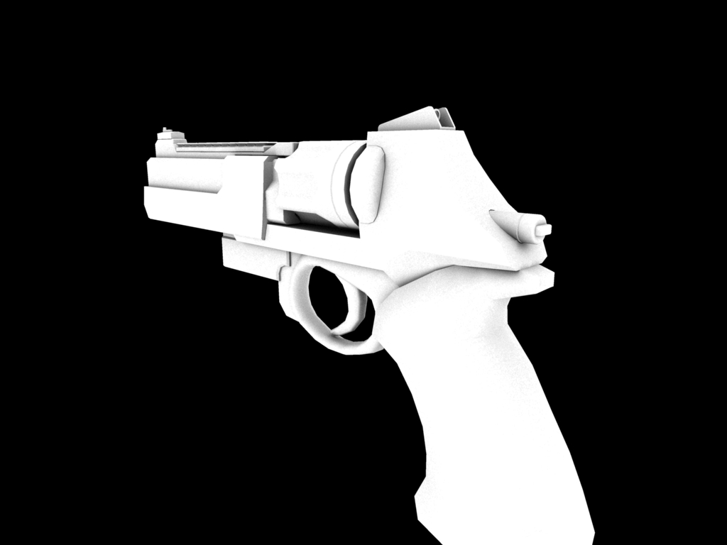 Geoff Dunn: 3D Artist: UDK First Person Revolver Model (WIP)