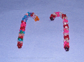 Candy Cane Ornament: Tri Beads | Craft To Art