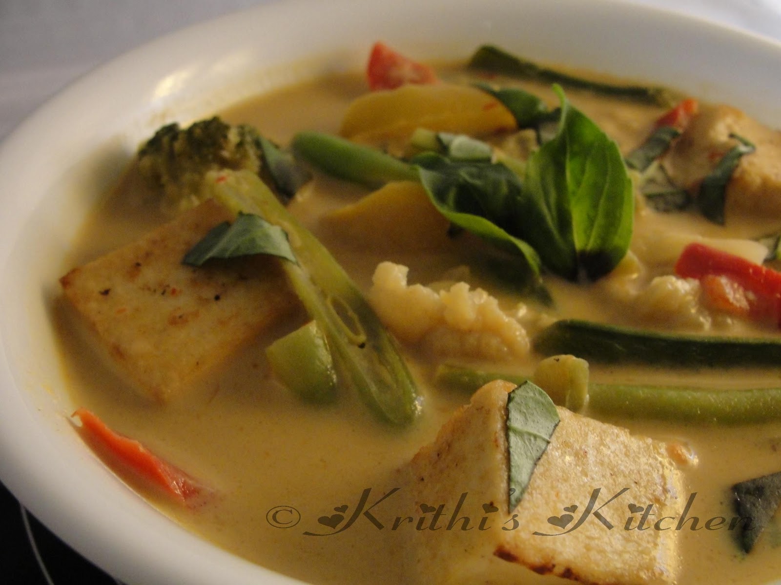Krithi's Kitchen: Thai Red Curry