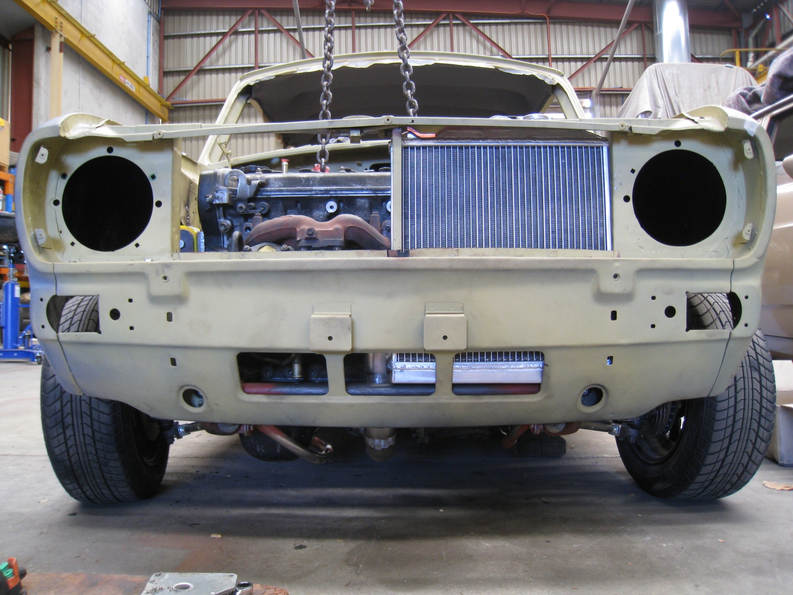 Glanza V 4EFTE Powered Clubman - The Mini Flyer: Dump pipe and the rest ...