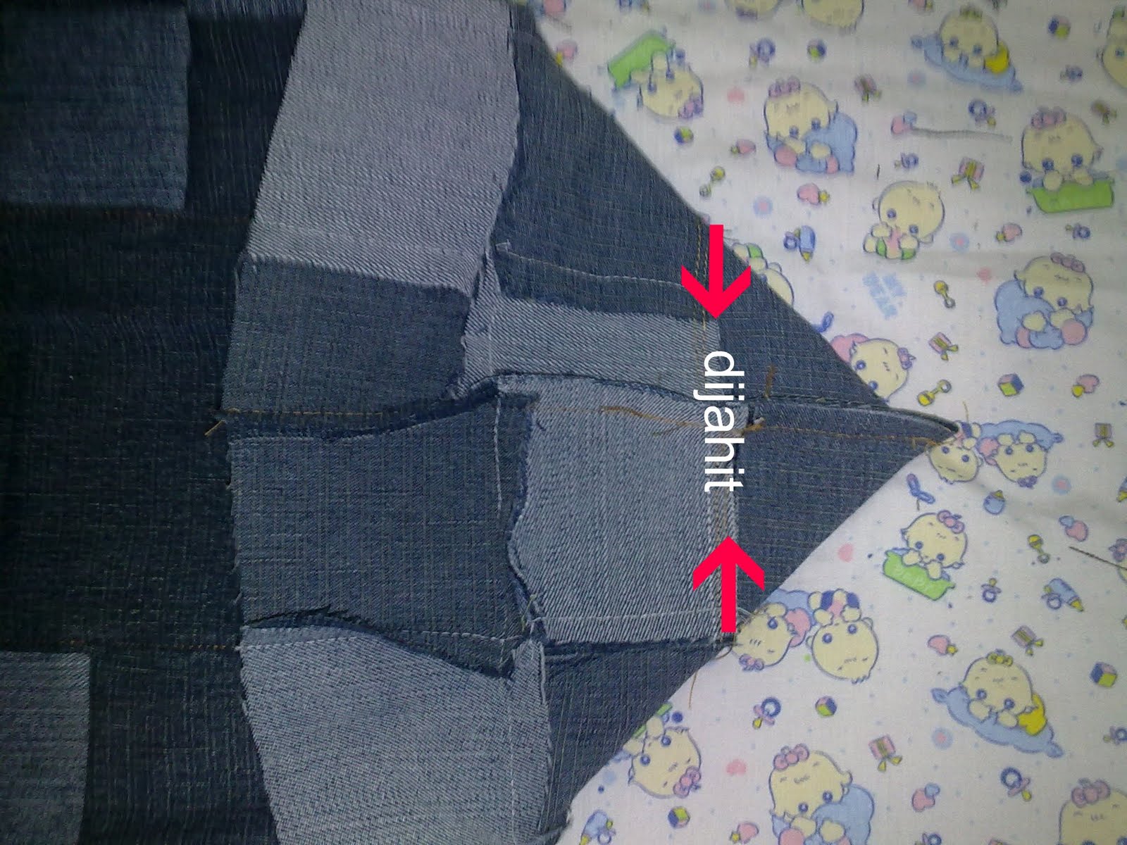 ctnhoney: Tutorial- beg jeans mama ranggi(1)
