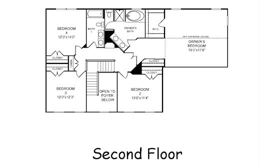 Our First Home Build: Floor Plans ~ Courtland Model ~ by Ryan Homes