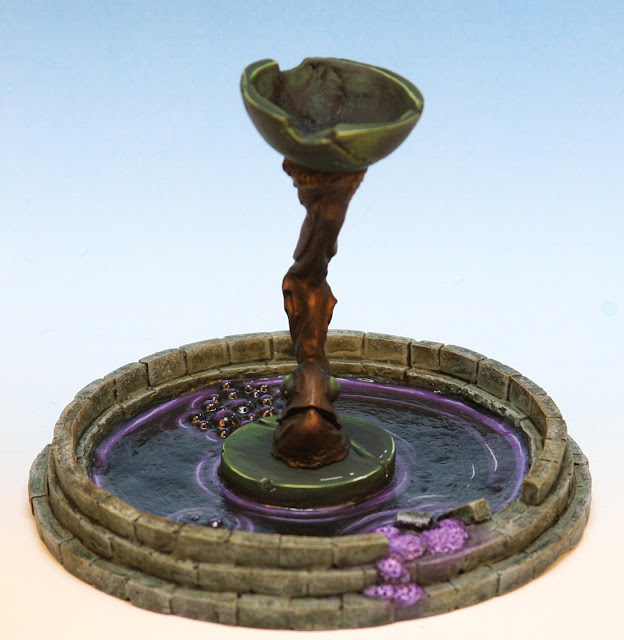 Fountain painted