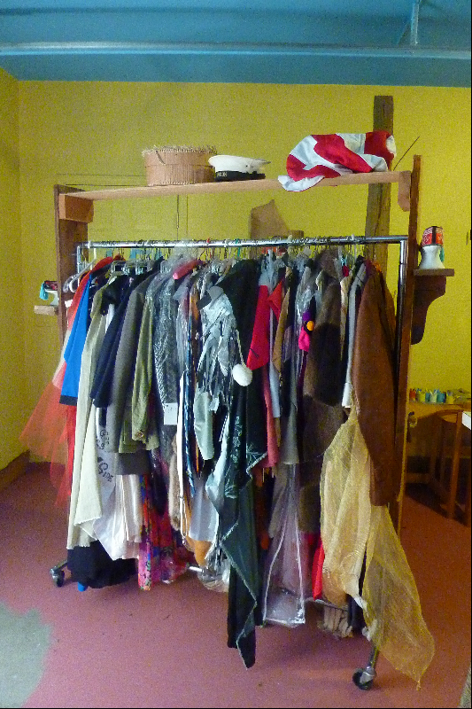 Sandy Buck: Down to only One rack of costumes!