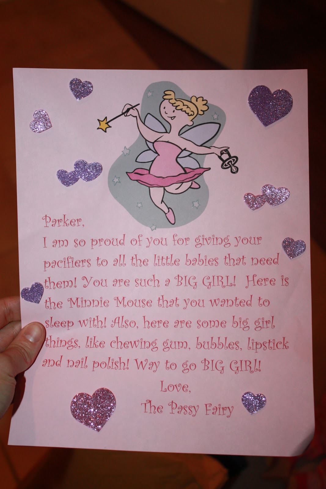 The Stelmazewski Family: Paci Fairy