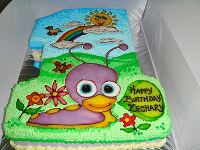 Yummy Baking: BabyTV - Tulli Snail Birthday Cake