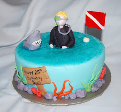 Leelees Cake-abilities: Scuba Diver Cake